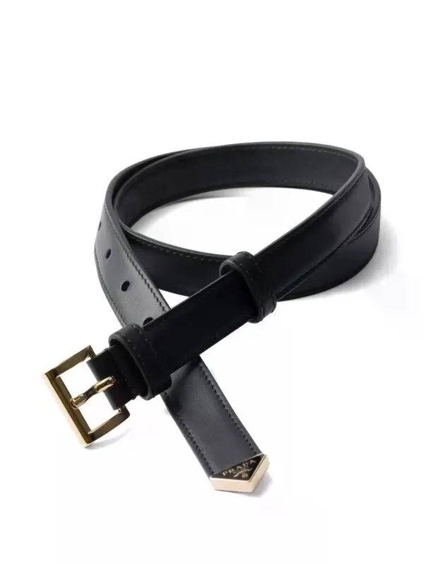 Prada Leather Belt - Black