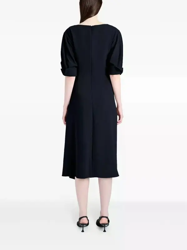 Proenza Schouler Maisie Draped Dress - Black