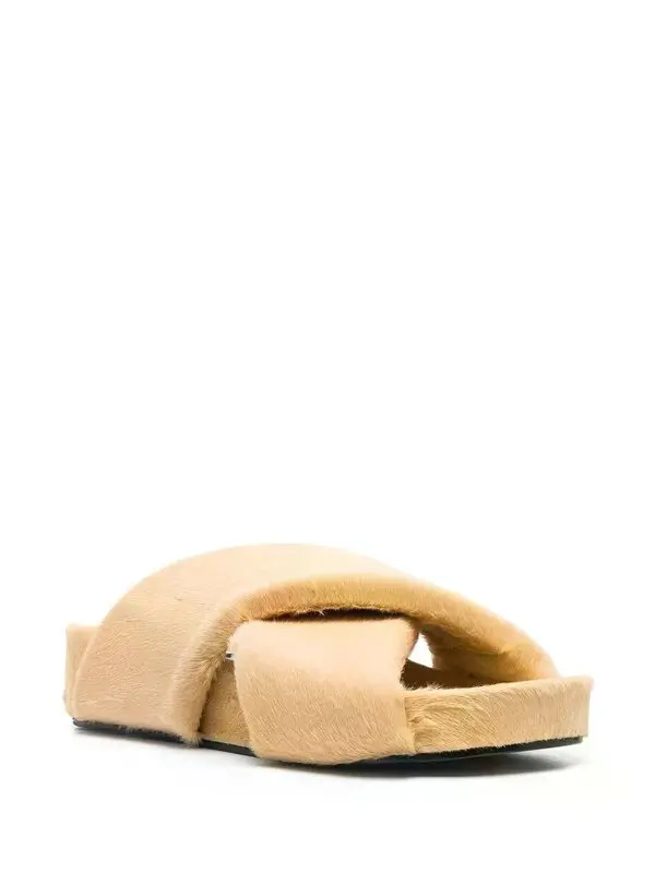 JIL SANDER Crossover Strap Detail Sandals