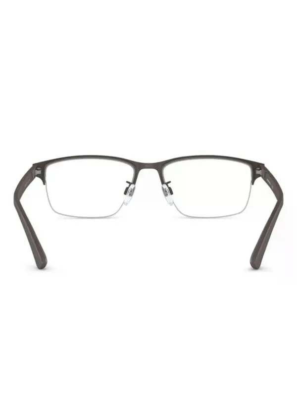Emporio Armani Rectangle-frame Eyeglasses - Grey