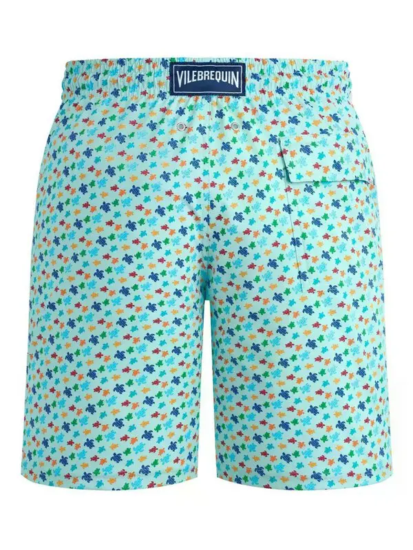 Vilebrequin Ronde Des Tortues Rainbow Swim Shorts - Blue