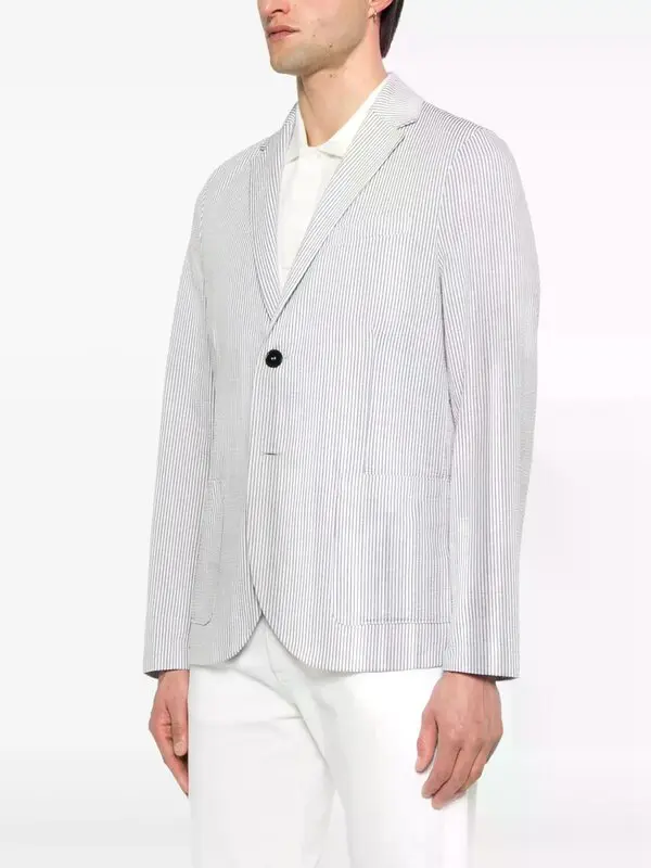 Harris Wharf London Seersucker Blazer
