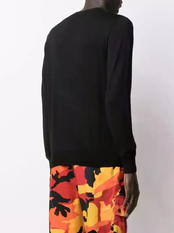 Dsquared2 Ceresio Crew Neck Intarsia Knit Jumper