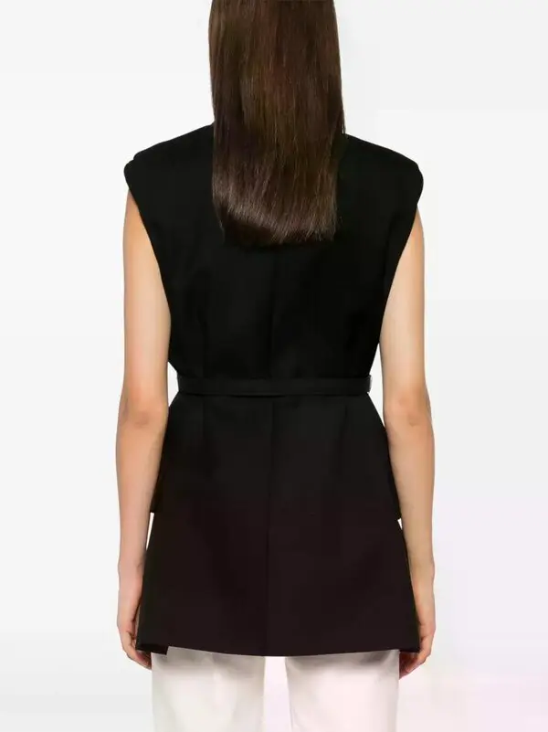 JIL SANDER Sleeveless Wool Coat