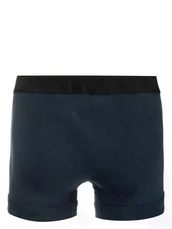 TOM FORD Logo-waistband Boxer Briefs - Blue
