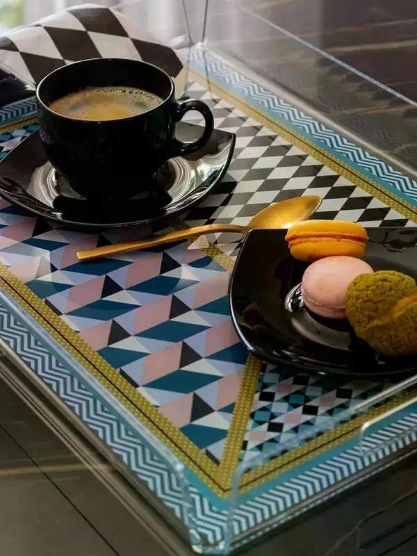 VESTA Patterned Serving Tray