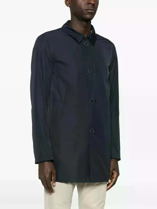 Herno Classic Collar Jacket - Blue
