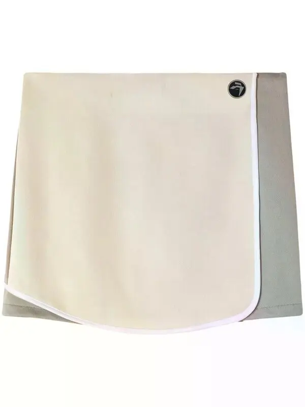 AMBUSH Layered Pleated Miniskirt - Neutrals