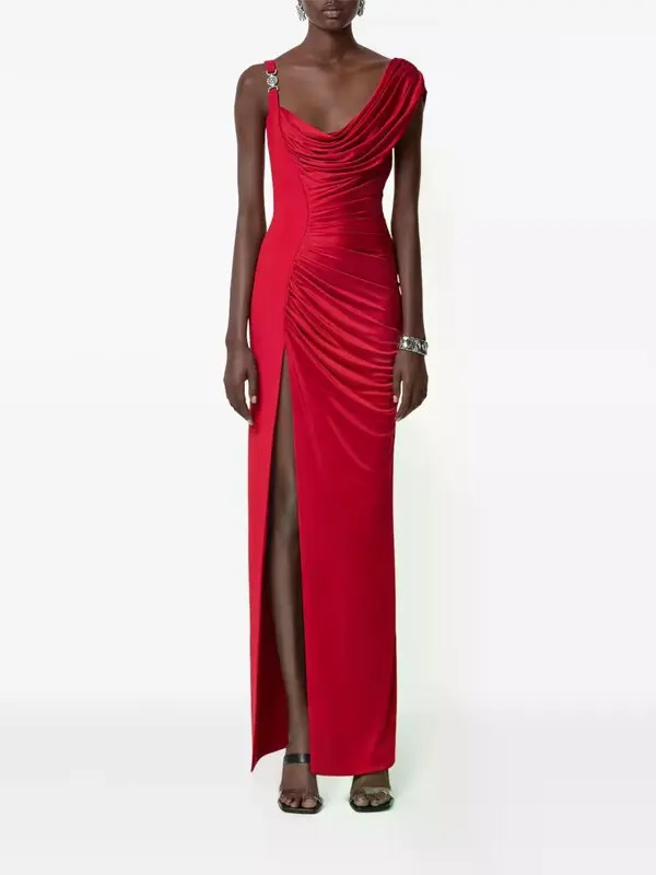 Versace Medusa '95 Draped Gown - Red