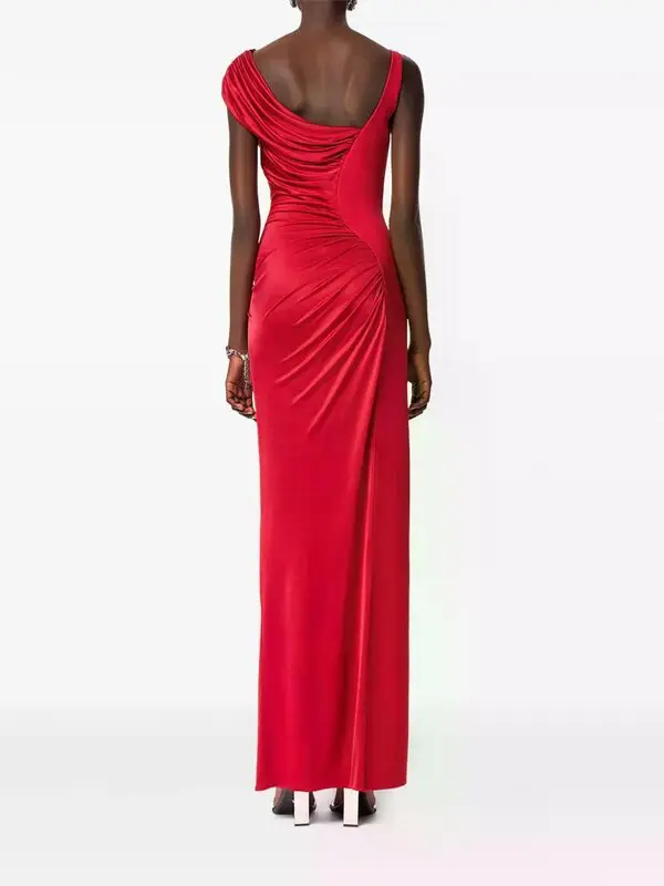 Versace Medusa '95 Draped Gown - Red
