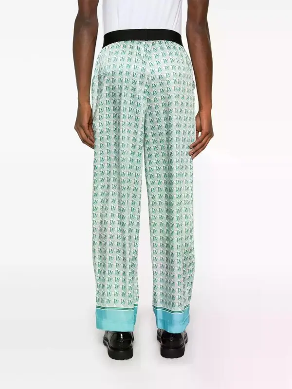 Palm Angels Monogram-print Trousers