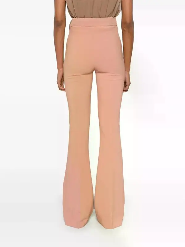 Elisabetta Franchi Bow-detailing Trousers - Neutrals