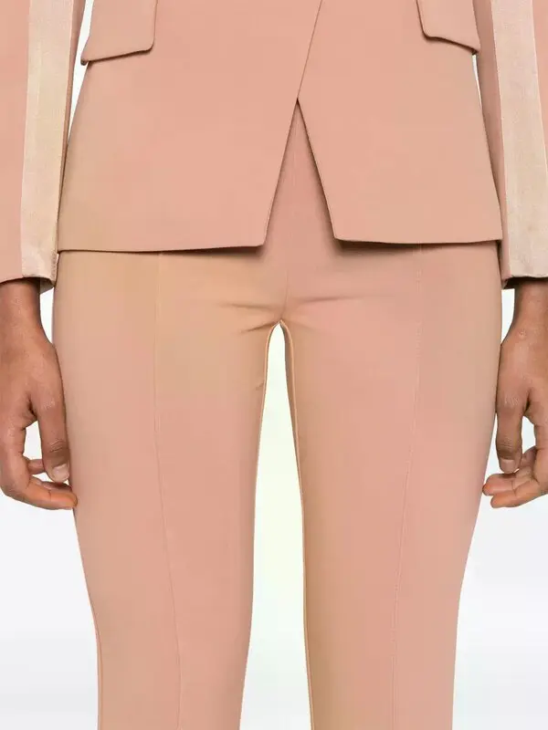 Elisabetta Franchi Bow-detailing Trousers - Neutrals