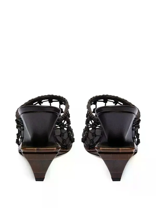 Jacquemus 100mm Les Doubles Tresses Mules