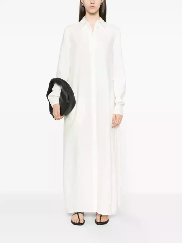 TOTEME Parachute Maxi Shirt Dress - Neutrals