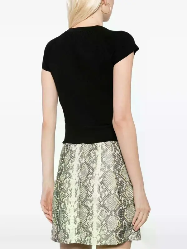 IRO PARIS Ribbed Cut-out Top