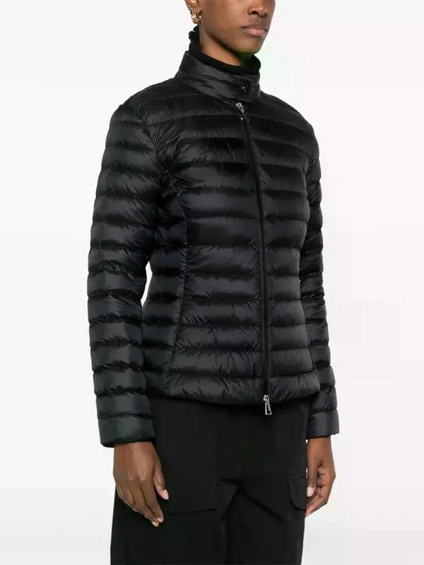 Moncler Igelle Quilted Jacket With Logo Patch - Black