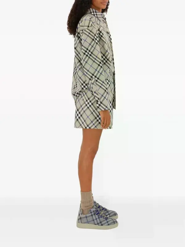 Burberry Checked Cotton Shirt