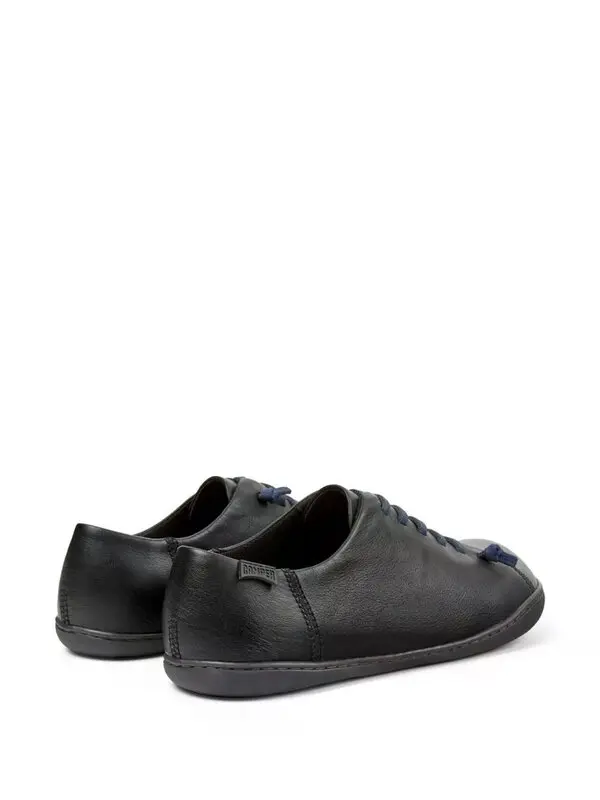 Camper Leather Lace-up Low-top Sneakers - Black