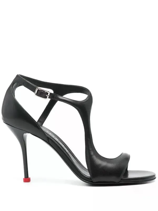 Alexander McQueen Harness 90mm Leather Sandals