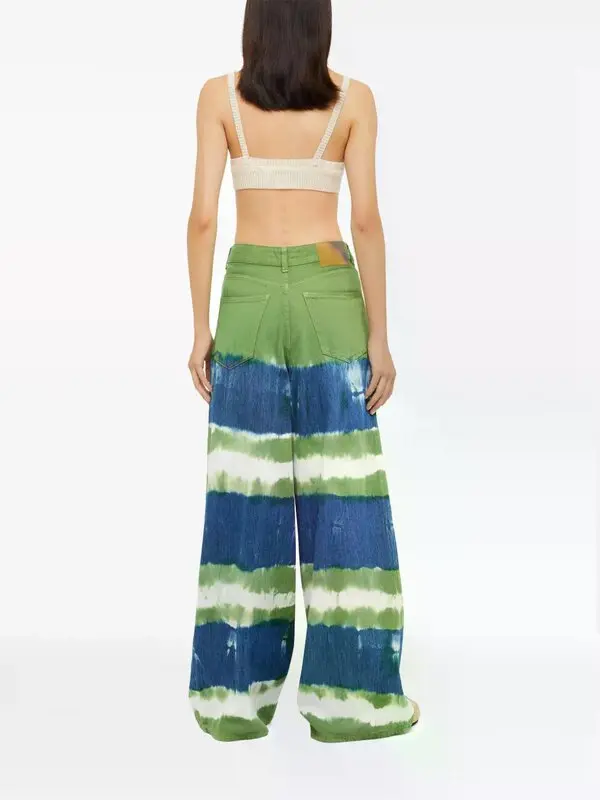 Alanui Magic Journey Tie-dye Wide-leg Jeans