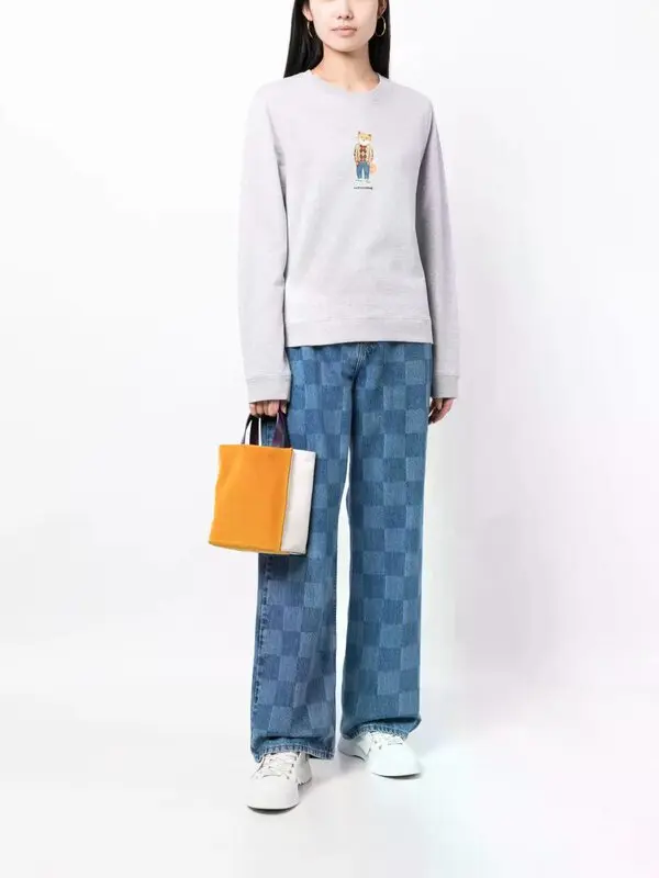 Maison Kitsuné Fox-print Cotton Sweatshirt