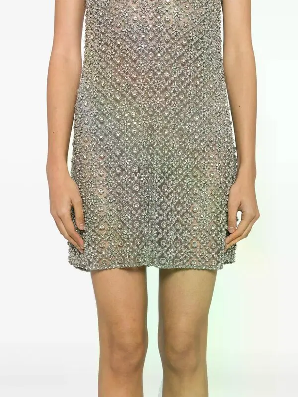 Amen Embroidered Mini Dress