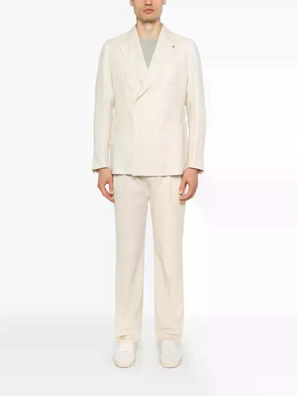 Tagliatore Linen Blazer - Neutrals
