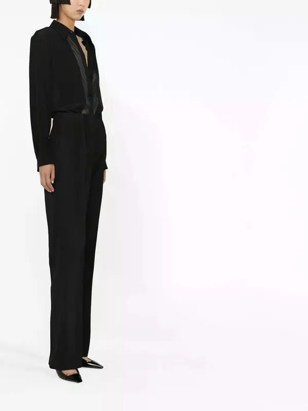 Fendi Tailored Virgin Wool Slim-cut Trousers