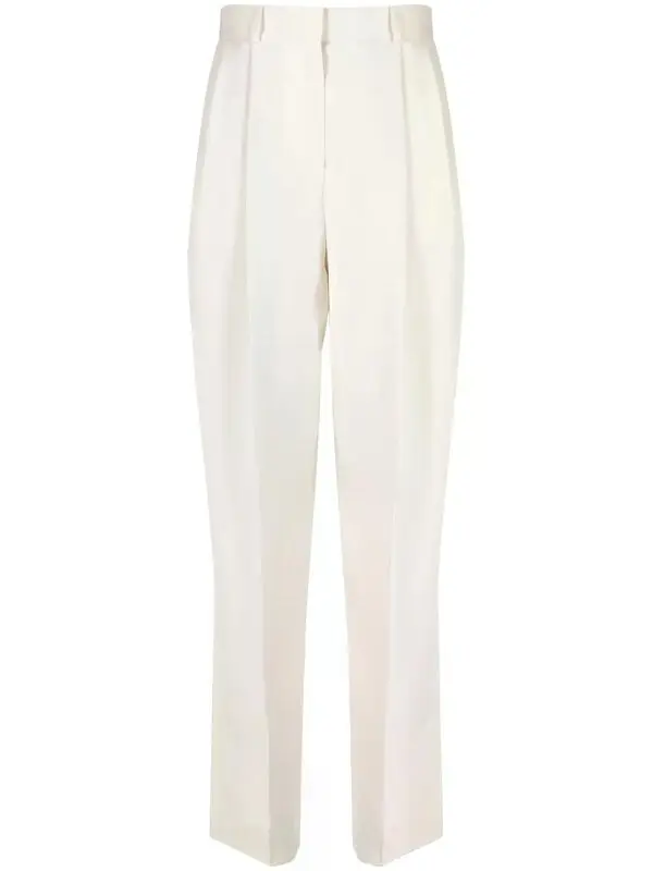 TOTEME Double-pleated Tailored Trousers - Neutrals