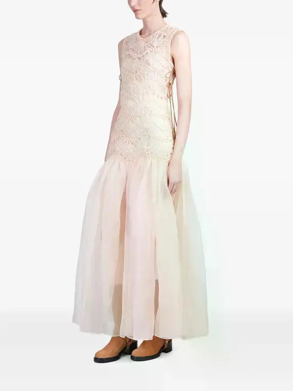 Zimmermann Illuminate Macramé Maxi Dress