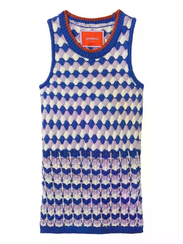 La DoubleJ Sleeveless Knit Top - Blue