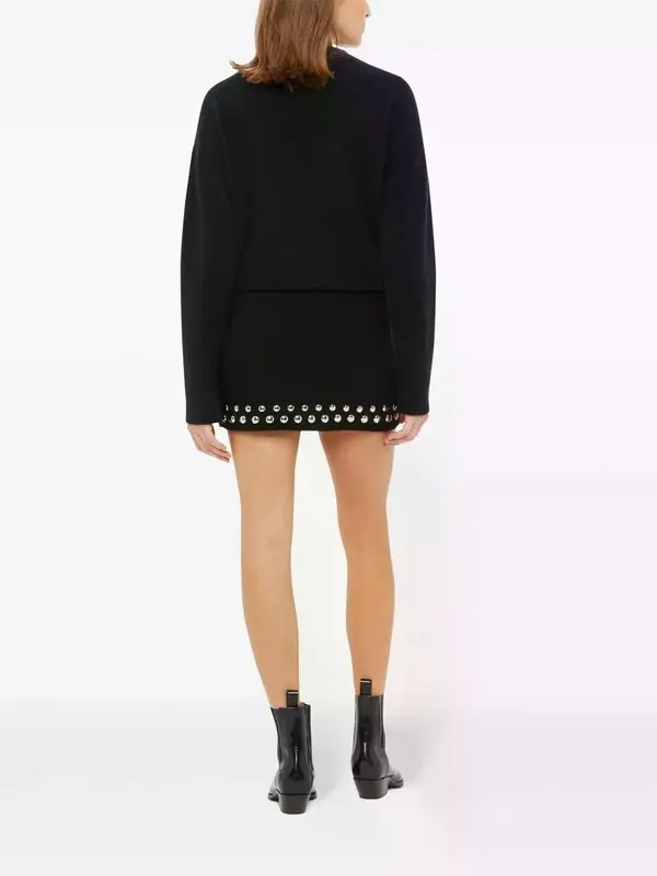 Alanui Love And Studs Mini Skirt