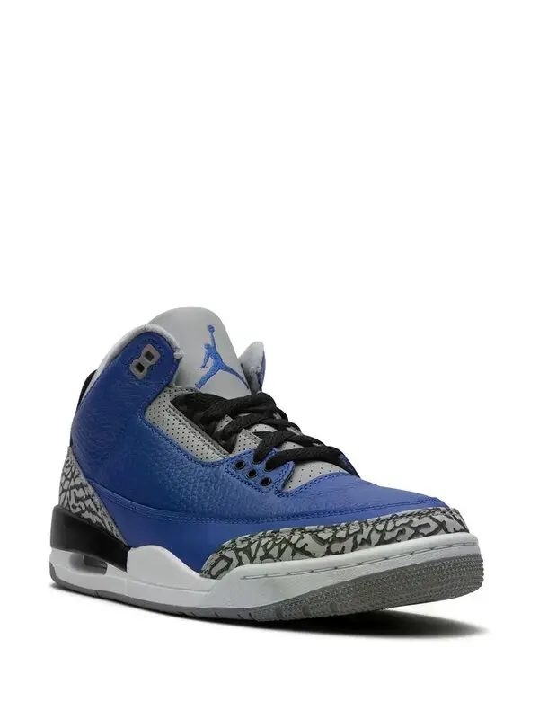 JORDAN Air 3 Retro Cement Sneakers - Blue