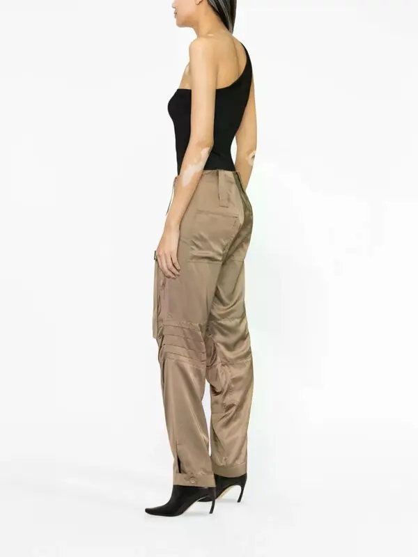 Fendi Satin Cargo Trousers