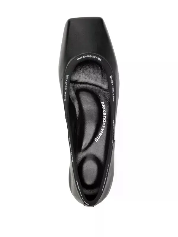 Alexander Wang Billie Leather Ballerina Shoes