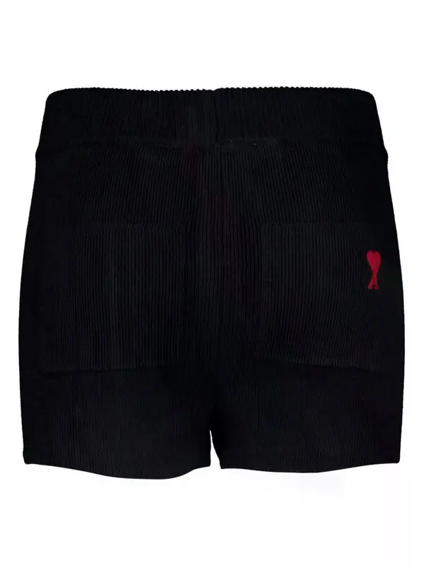 AMI Paris De Coeur Mini Shorts