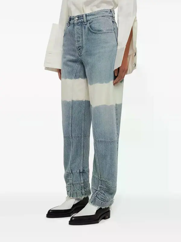 JIL SANDER High-waist Colour-block Jeans