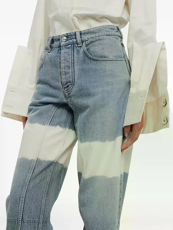 JIL SANDER High-waist Colour-block Jeans
