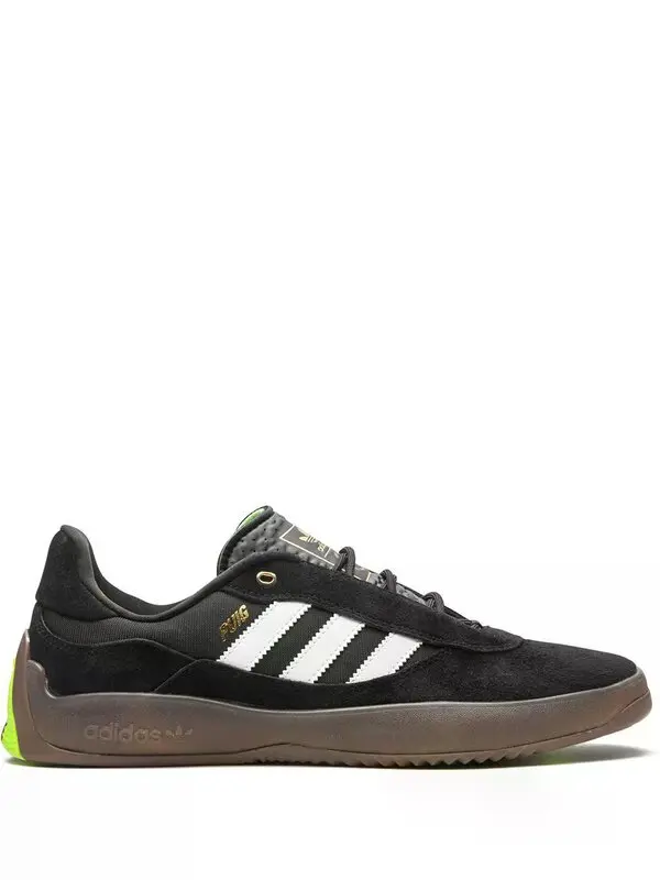 Adidas Puig Low-top Lace-up Suede Sneakers - Black