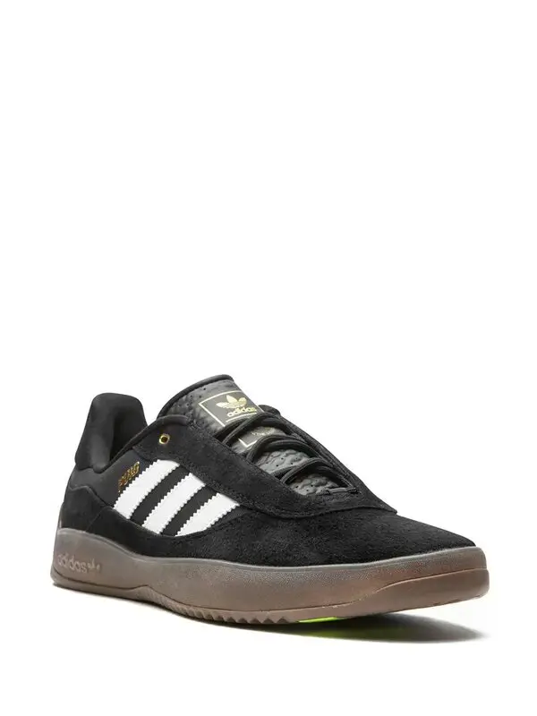 Adidas Puig Low-top Lace-up Suede Sneakers - Black