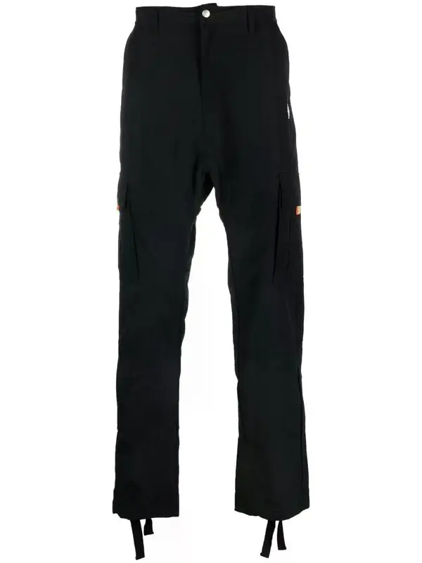 COUNTY OF MILAN Straight-leg Cargo Trousers - Black