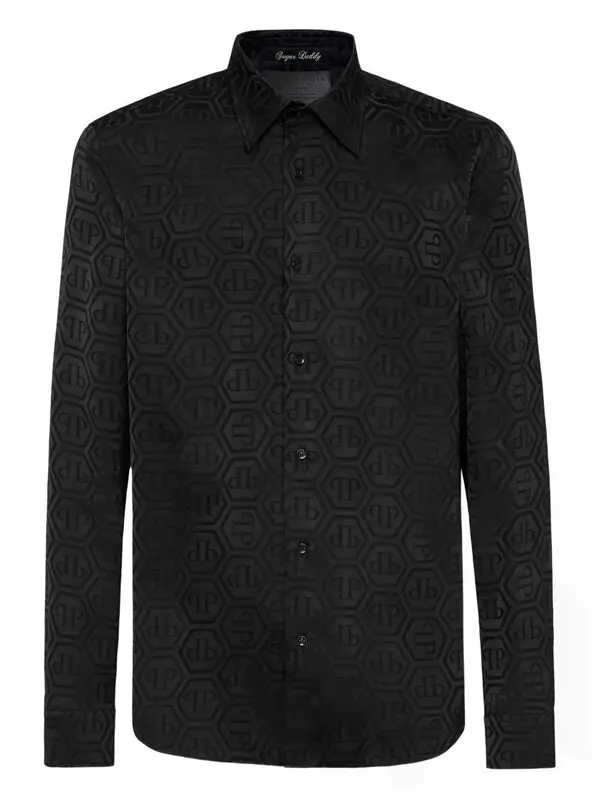 Philipp Plein Sugar Daddy Cut Silk Shirt