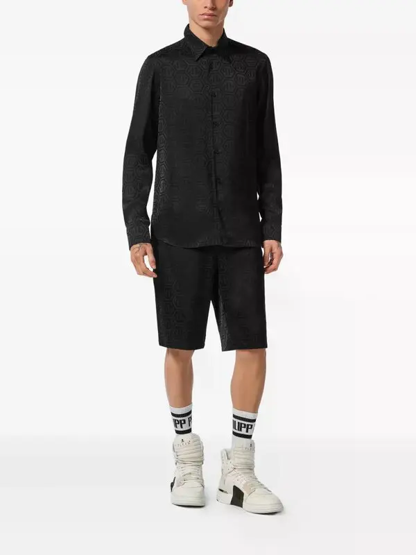 Philipp Plein Sugar Daddy Cut Silk Shirt