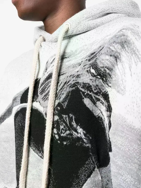 Palm Angels Skater Motif Hoodie