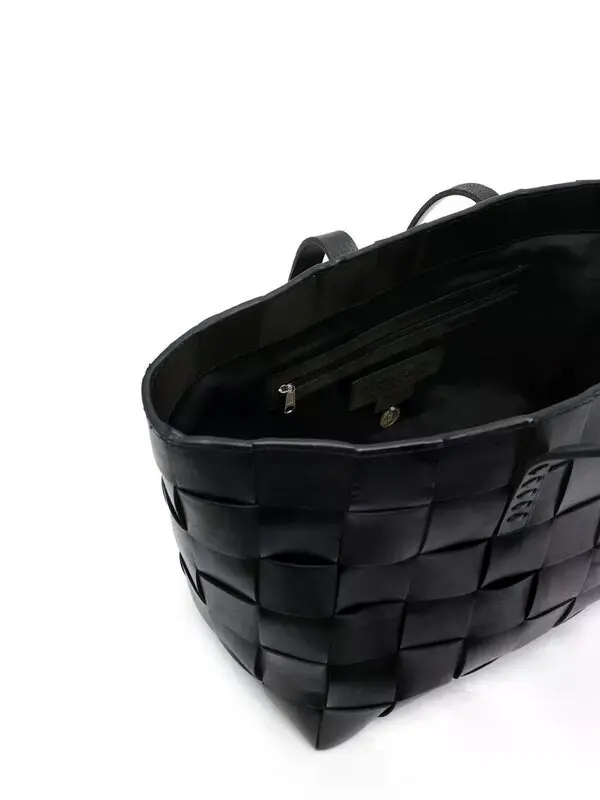 Dragon Diffusion Woven Leather Tote Bag