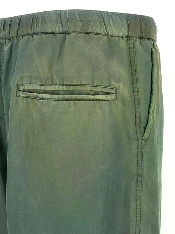 Mihara Yasuhiro Aged Satin Bermuda Shorts