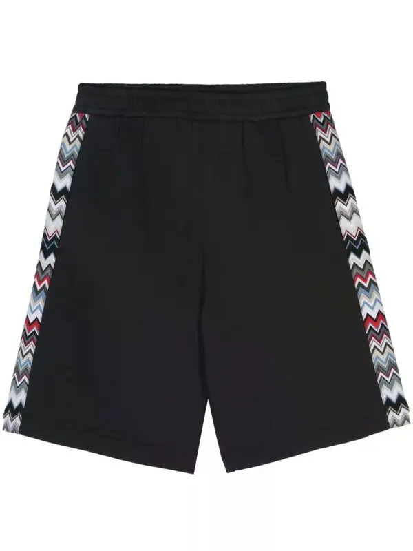 Missoni Zigzag Detail Cotton Shorts