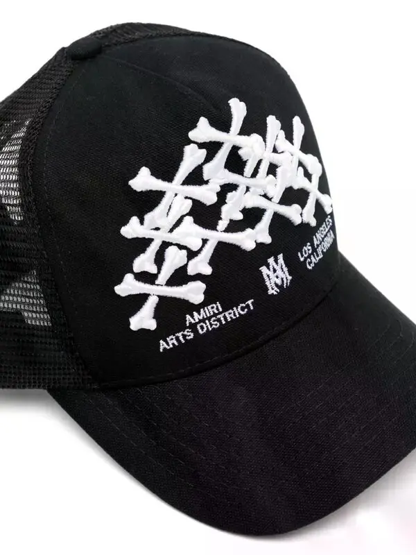Amiri Bones Stacked Trucker Hat