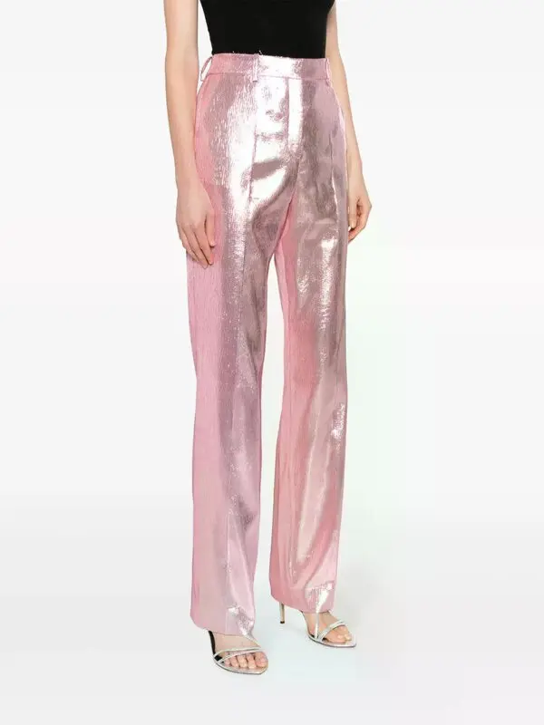 Rabanne Metallic Effect Tailored Trousers